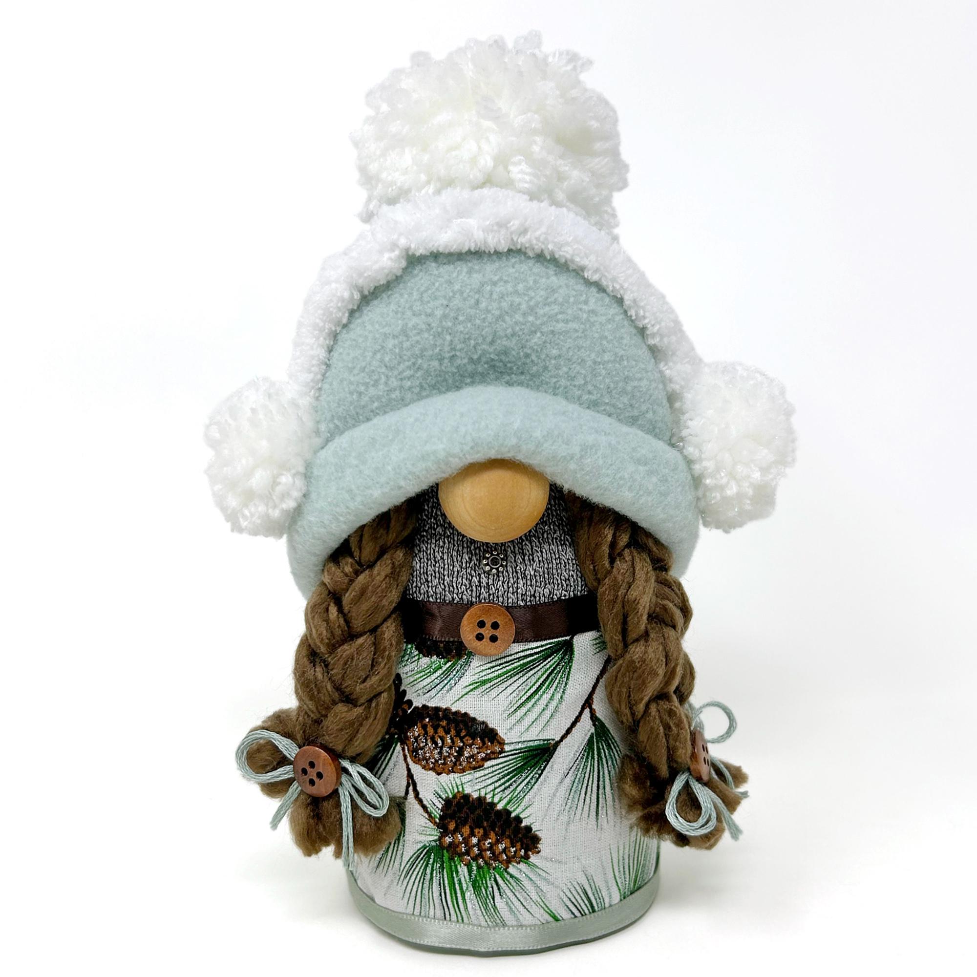 Winter Female Gnome With Ear Muffs | Holiday Gnome Decor, Handmade Gift ...
