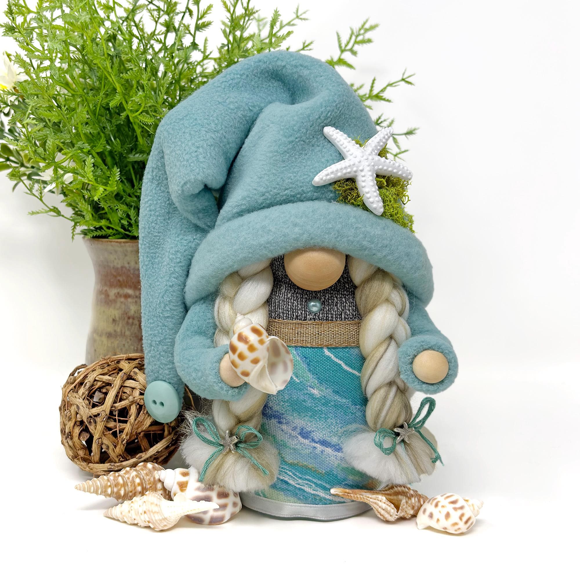 Female Beach Gnome | Nautical Decor, Beach House Decorations, Summer ...