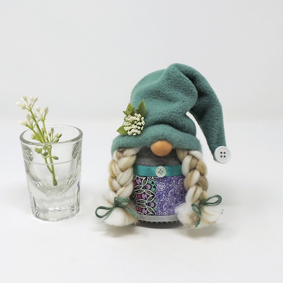 Small Female Gnome Boho Garden Gnomes, Tiered Tray Decor, Gnome Decor ...