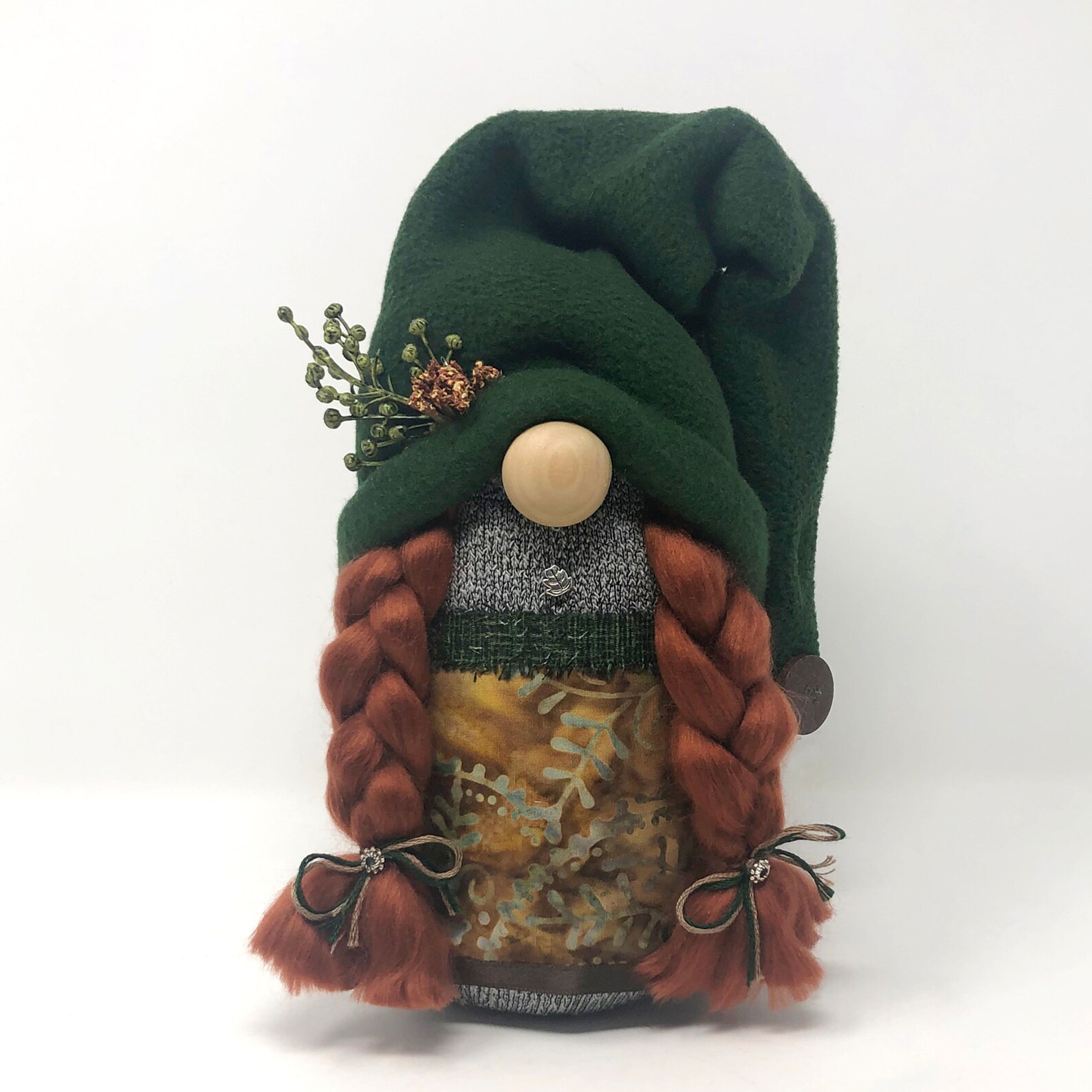 Redhead Female Gnome Boho Gnome Gnome Decor Tiered Tray - Etsy