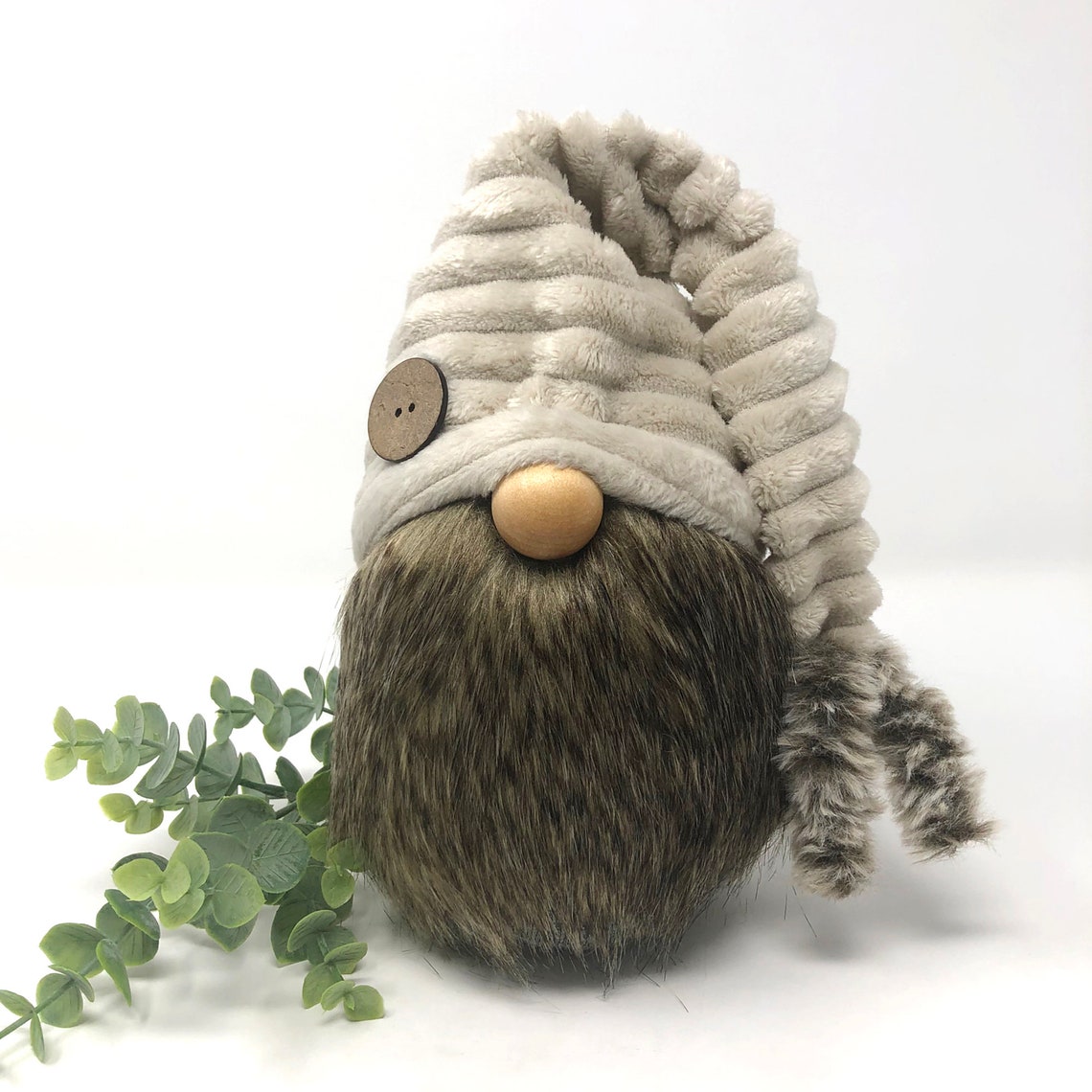 Fuzzy Forest Gnome Gnome Decor Rustic Modern Gnome - Etsy