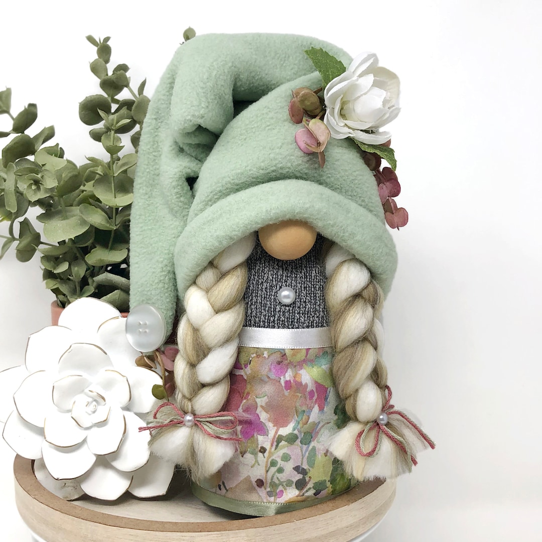 Spring Female Gnome | Gnome Decor, Handmade Gift, Spring Decorations - Etsy