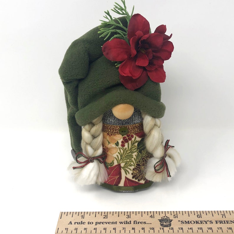 Holiday Female Gnome Christmas Gnome Decor Tiered Tray - Etsy