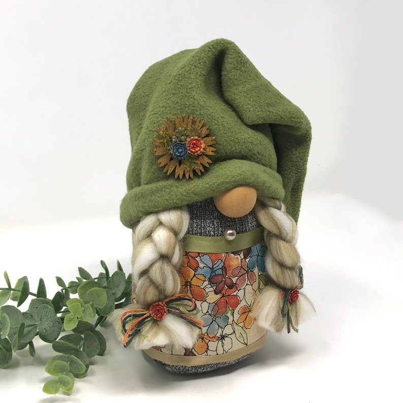 Fall Decor Female Gnome Garden Gnomes Boho Gnome Rustic - Etsy
