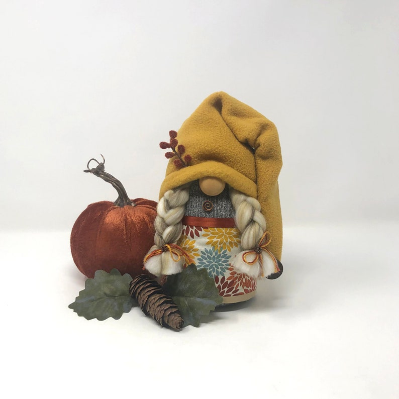Female Gnome Garden Gnomes Fall Gnome Decor Forest Gnome - Etsy