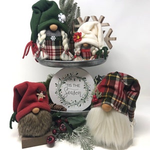 Holiday Gnome Couple | Christmas Gnome Family, Gnome Decor, Christmas ...