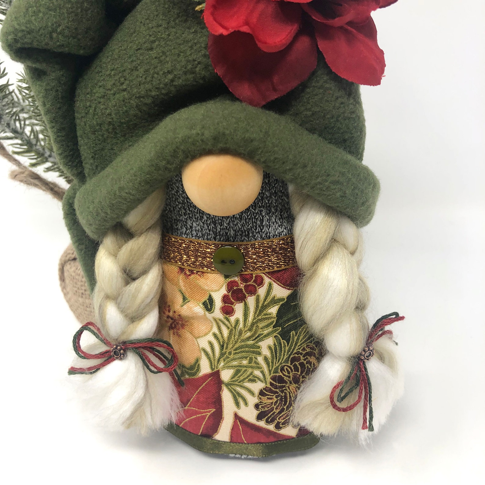 Holiday Female Gnome Christmas Gnome Decor Tiered Tray - Etsy