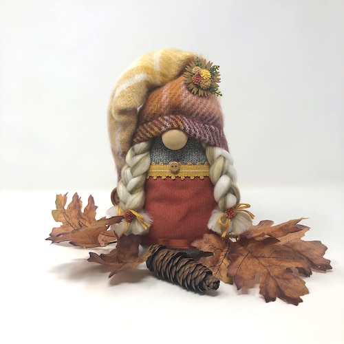 Female Gnome Fall Gnomes Farmhouse Decor Autumn Decor - Etsy