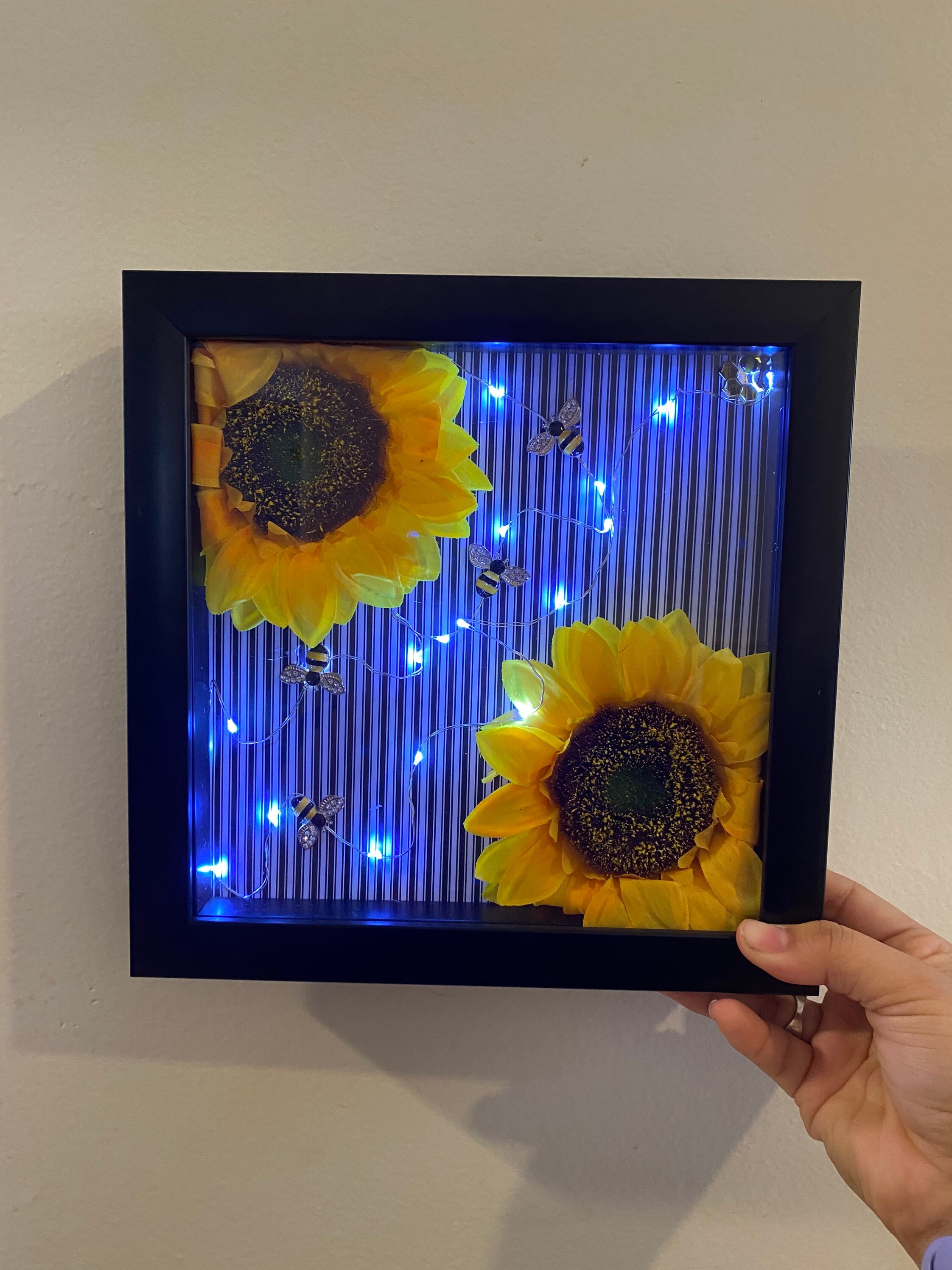 Sunflower Shadow Box, 8x8 - Etsy