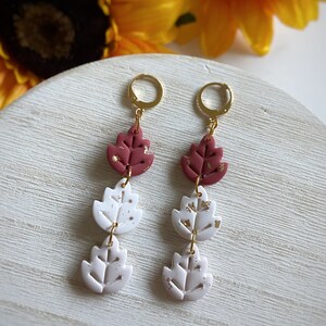 CLAY FALL EARRINGS Handmade Earrings Women's Dangle - Etsy
