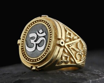 Om Ring - Etsy