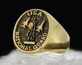 Army National Guard Ring - Etsy