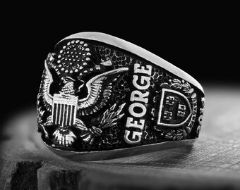 American College Ring - Etsy