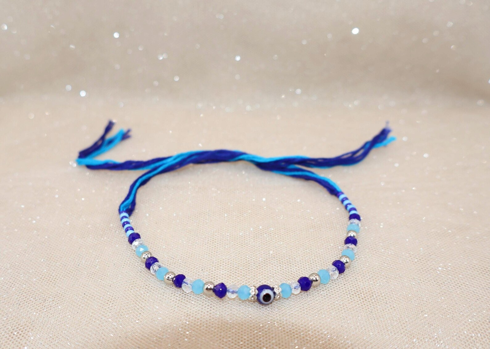 Rakhi / Rakhri- Blue Evil Eye (indian Accessories) Rakshabandhan - Etsy