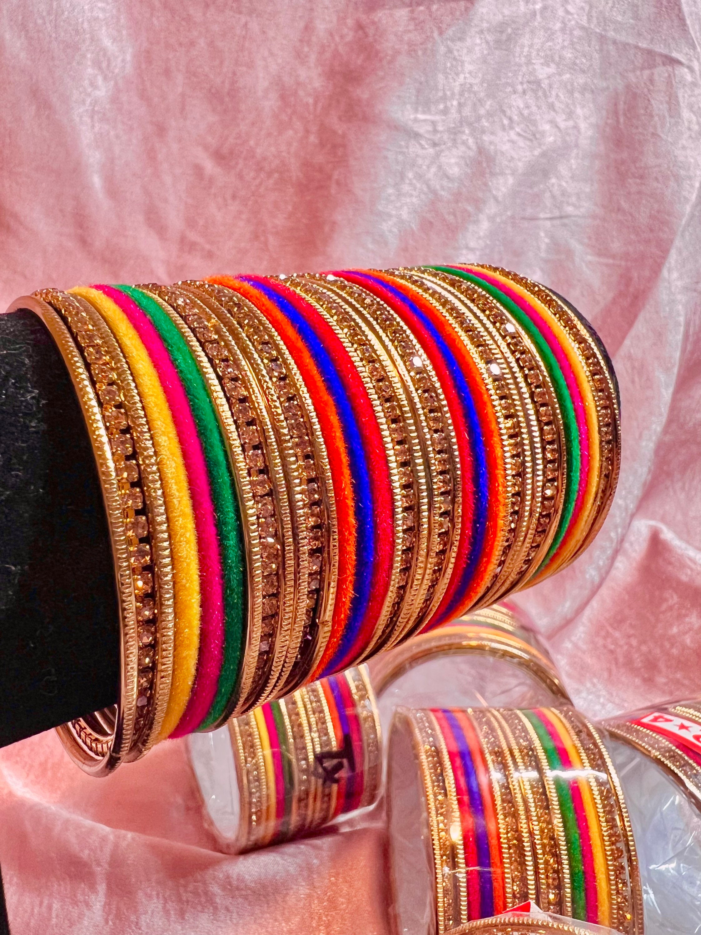 Colorful Bangle Set (2) - Etsy