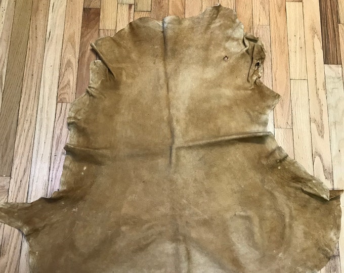 Brain Tan Buckskin - 8 Sq Ft Approx - Deerskin Braintanned - Etsy