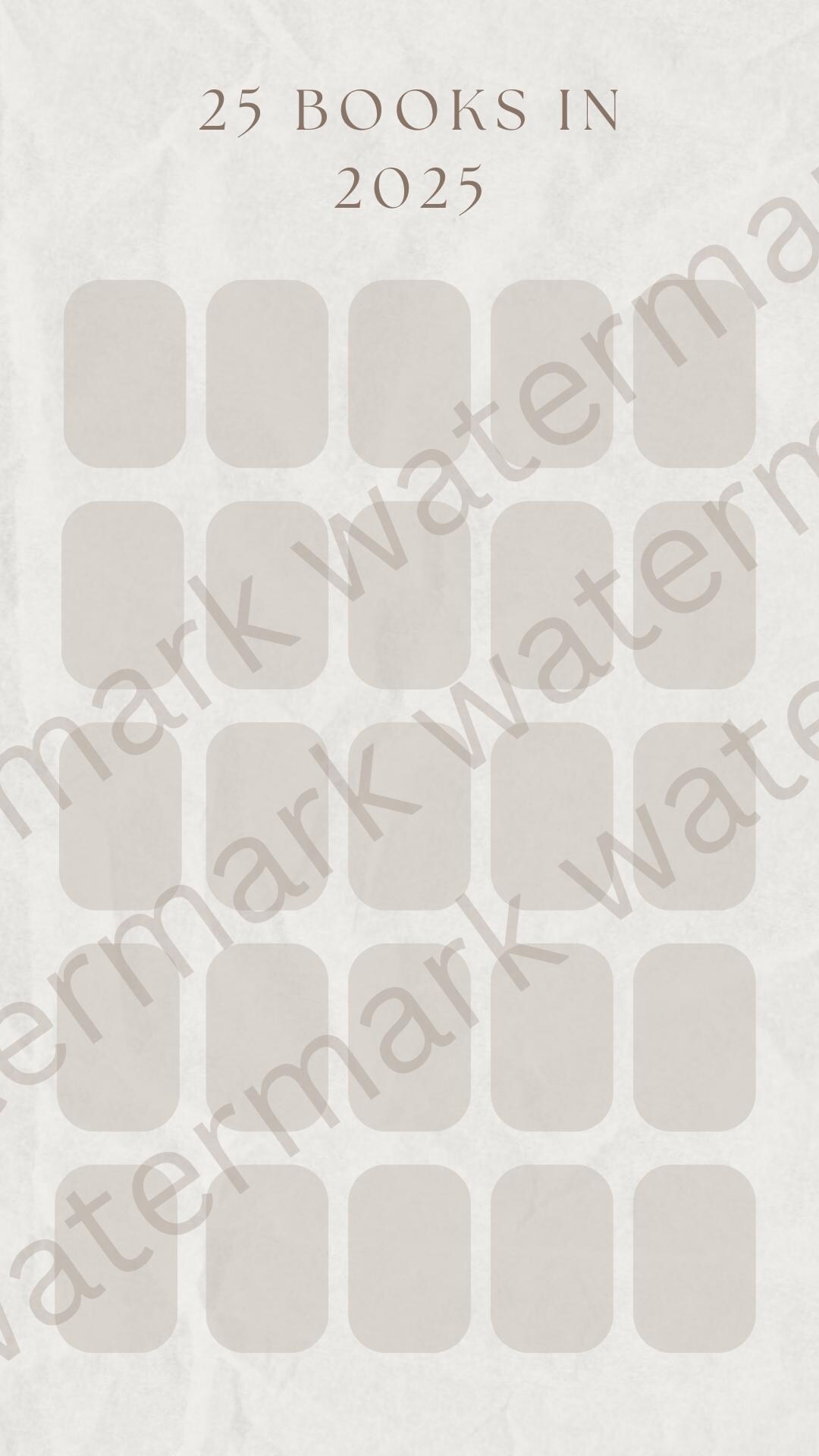 2025 Reading Log - Etsy