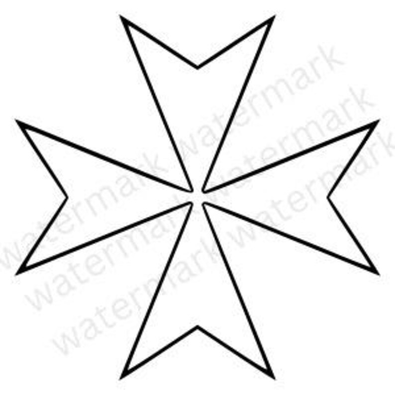 Maltese Cross Digital Download - Etsy
