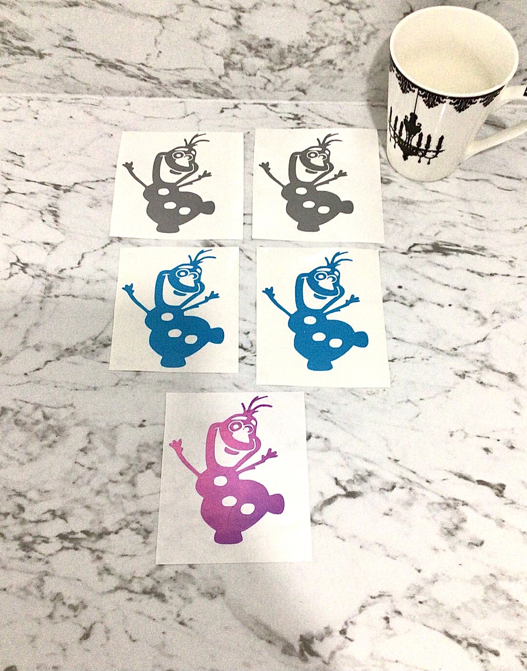 Frozen's Olaf Vinyl Decal/sticker - Etsy