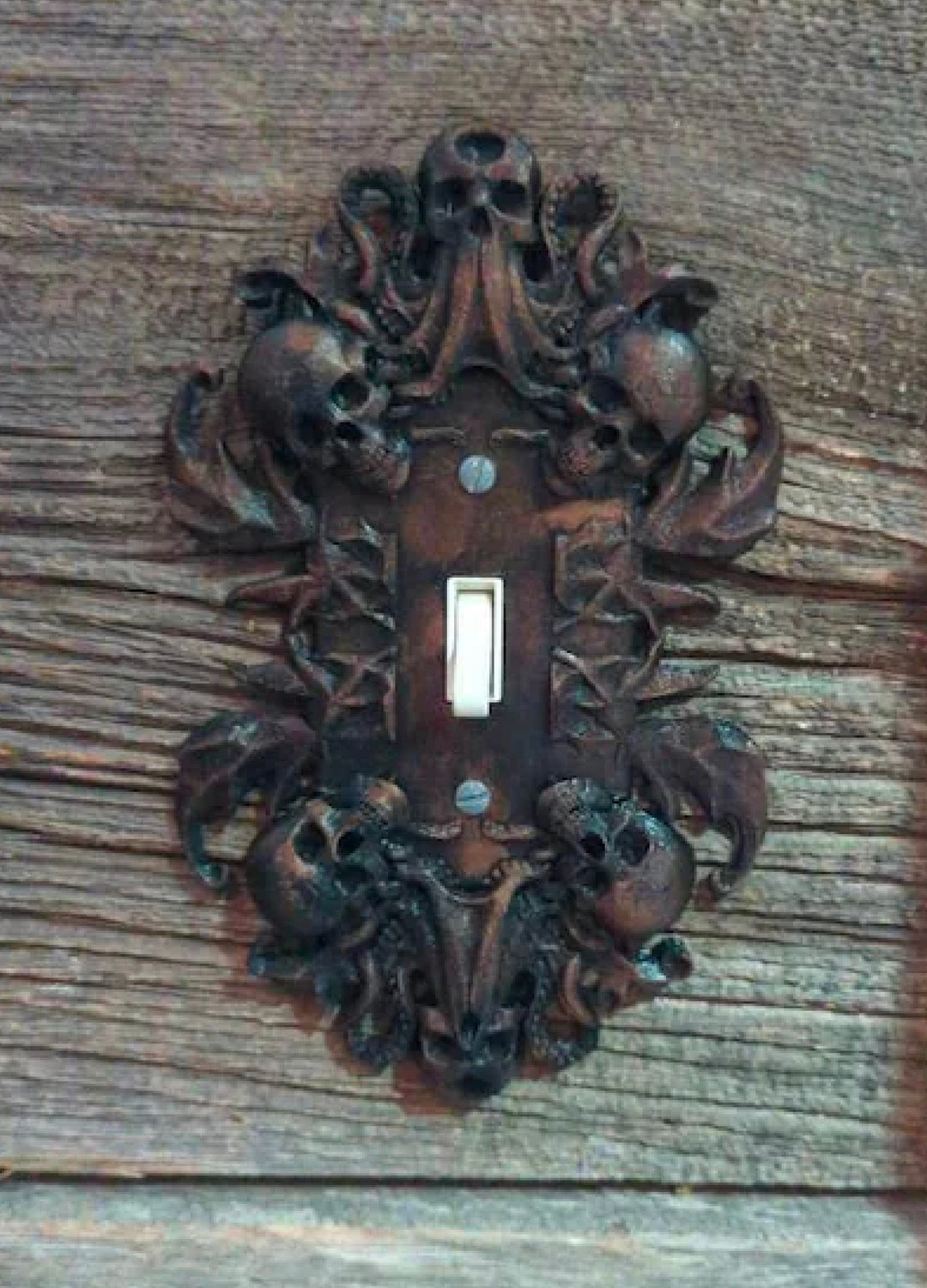 Gothic / Horror / Spooky Light Switch Cover Rocker Cover Power Outlet ...