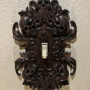 Gothic / Horror / Spooky Light Switch Cover Rocker Cover Power Outlet ...
