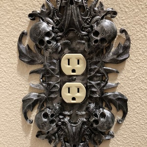 Cthulhu Inspired Light Switch Cover Gothic / Horror / Spooky Light ...