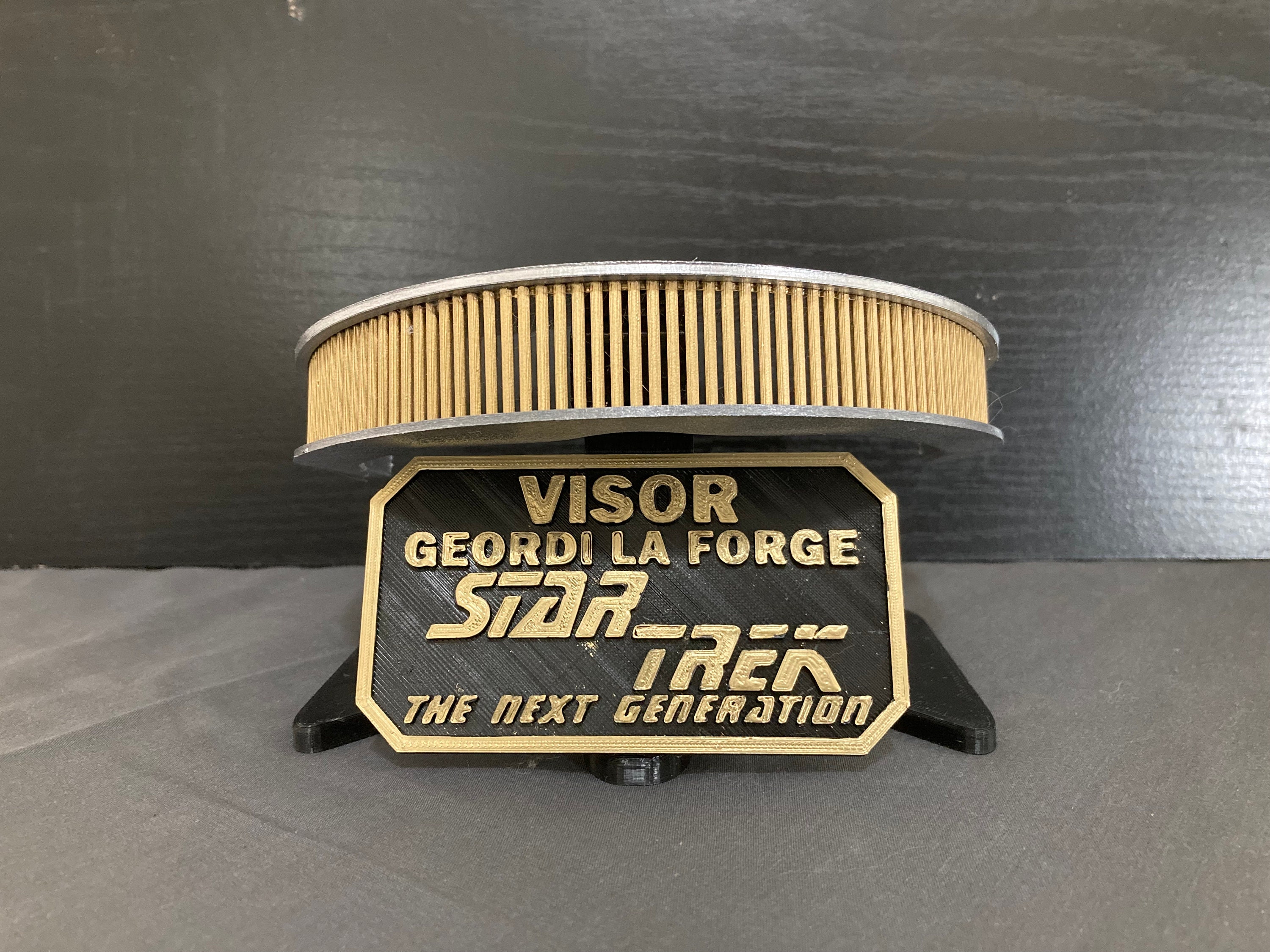 Star Trek Visor Worn by Geordi La Forge - Etsy