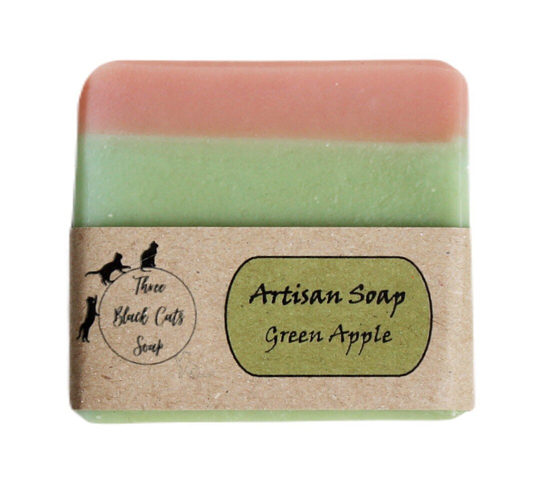 Green Apple Cold Process Soap Free Shipping Worldwide - Etsy