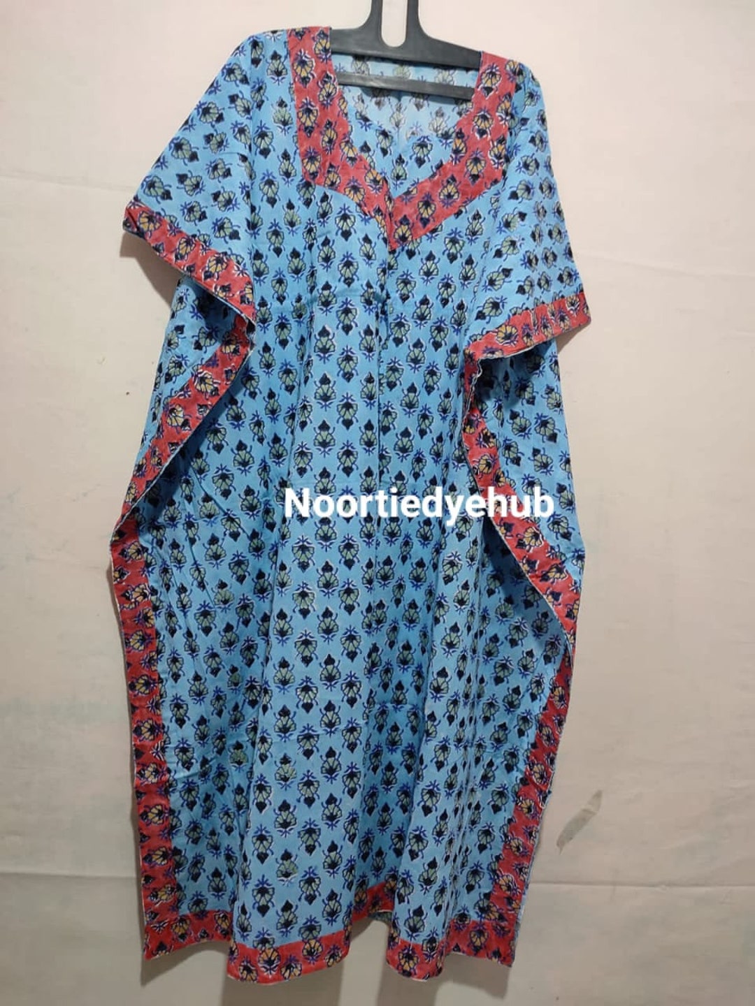 Flower Print Maxi, Indina Hand Block Print Kaftan, Party Wear Dress ...