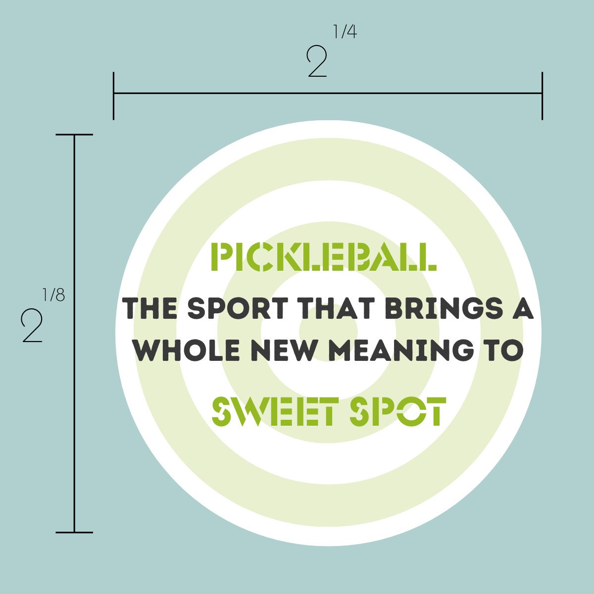 Pickleball Sticker//laptop//tennis// Water Bottle//car//sticker ...