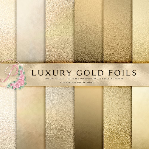 Copper Foil Copper Textures Digital Paper Scrapbook Paper - Etsy