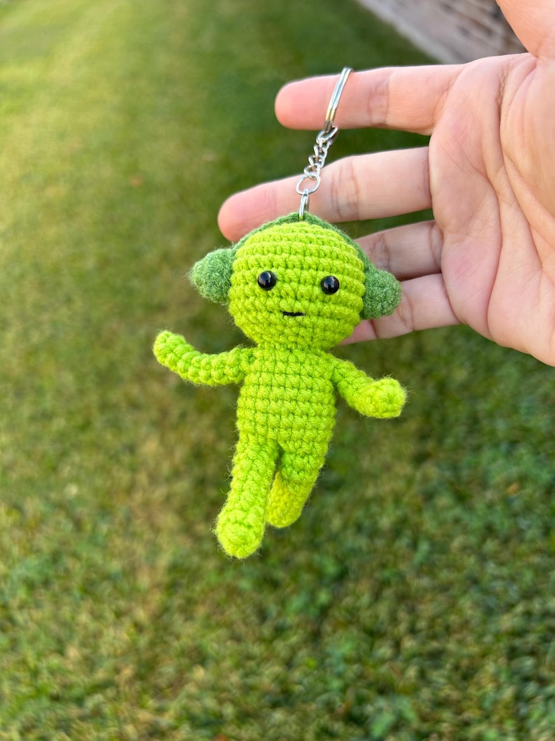 Crochet Crayon Shan-chin Keychain - Etsy