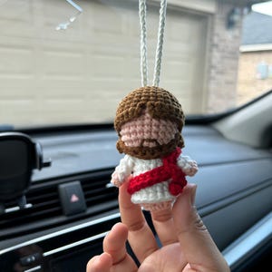 Crochet Mini Jesus Keychain/hanging, Birthday Gift - Etsy
