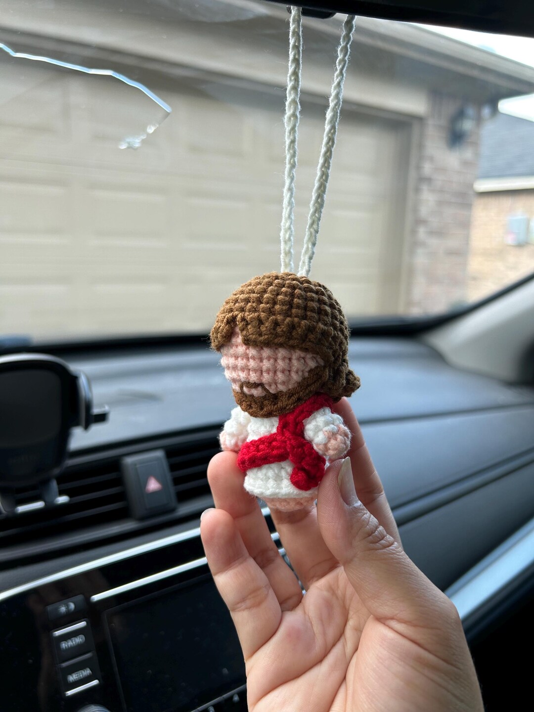 Crochet Mini Jesus Keychain/hanging, Birthday Gift - Etsy