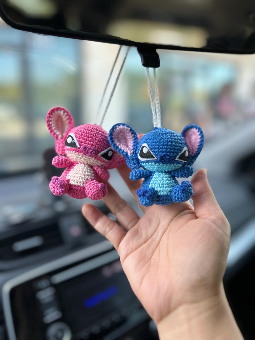 Crochet Stitch and Angel Keychain - Etsy