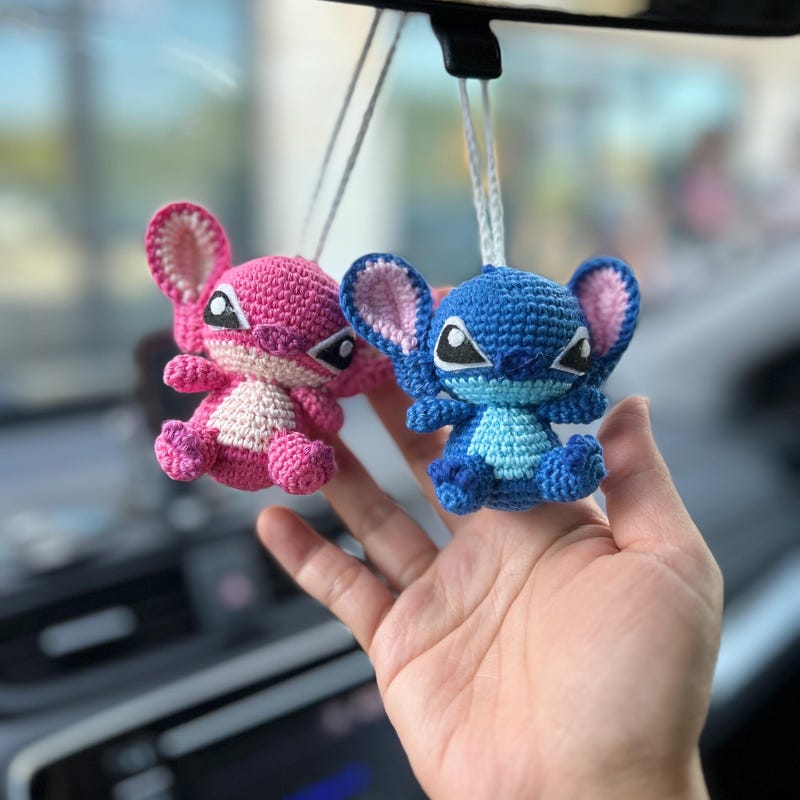 Stitch Car Accessories - Etsy