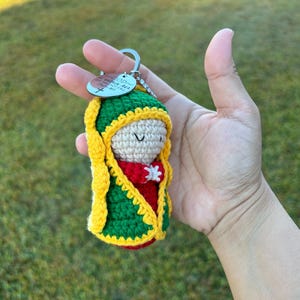 Crochet Mini Jesus Keychain/hanging, Birthday Gift - Etsy