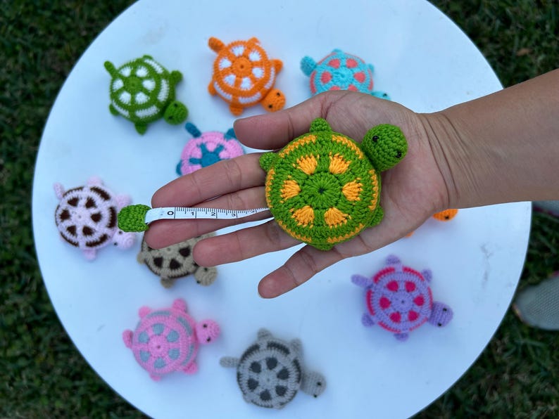 Crocheted Turtle Measuring Tape: Novelty Gift - Etsy
