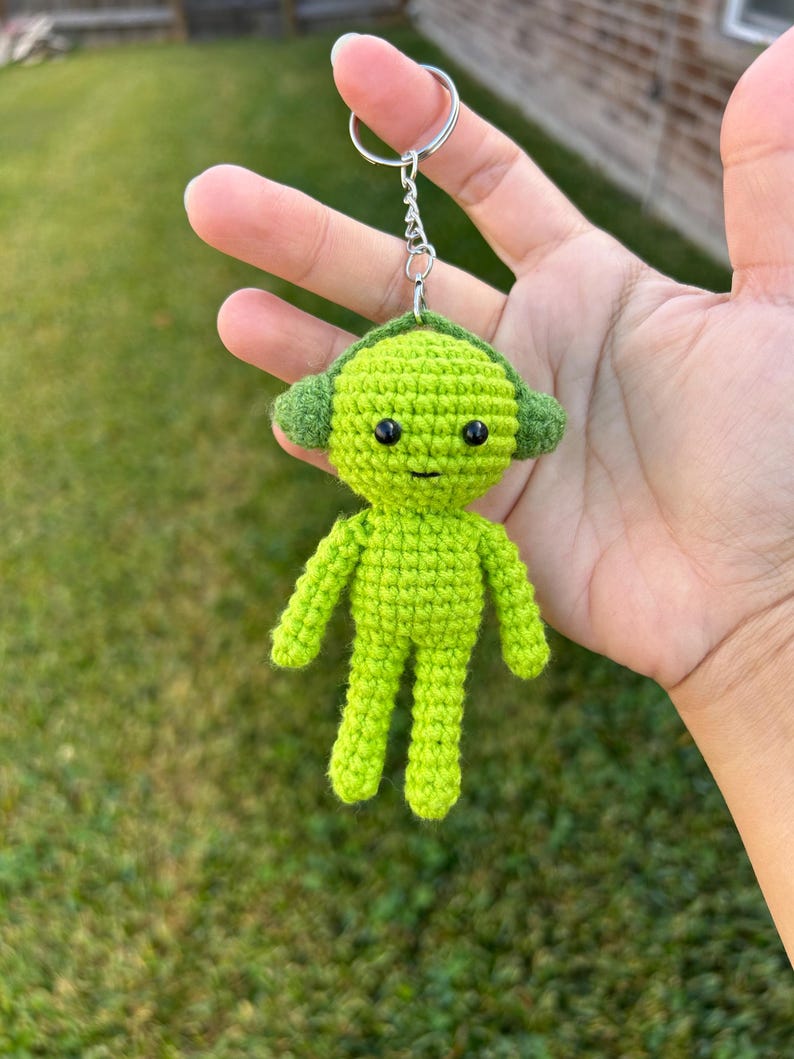 Crochet Crayon Shan-chin Keychain - Etsy