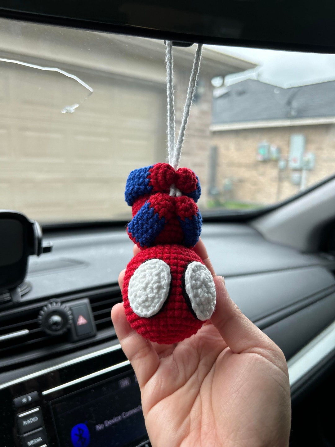 Handmade Hanging Spider-man (crocheted Hanging Spider-man), Valentine ...