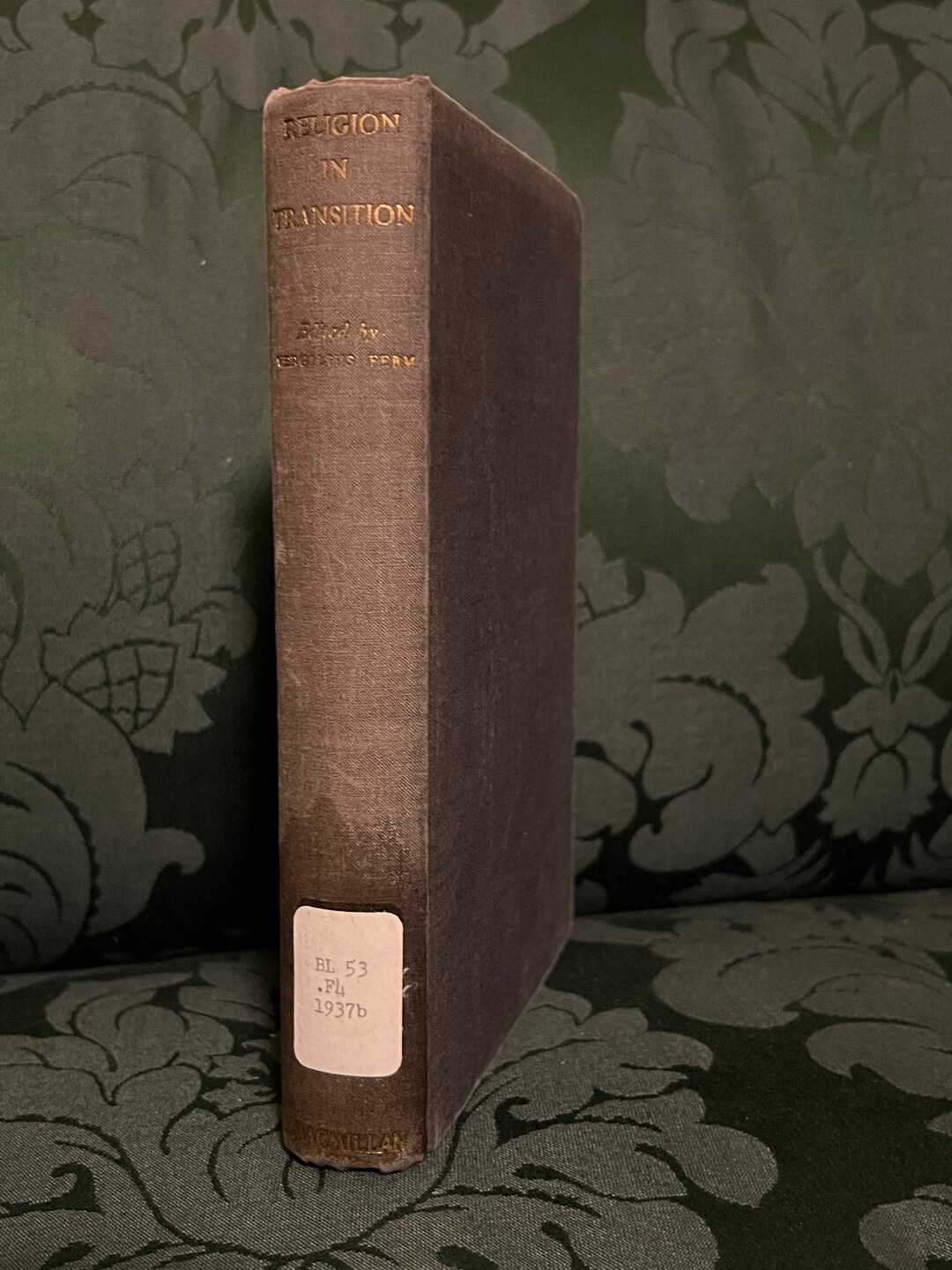 Vintage Book Religion in Transition by Vergilius Ferm 1930s Religious ...