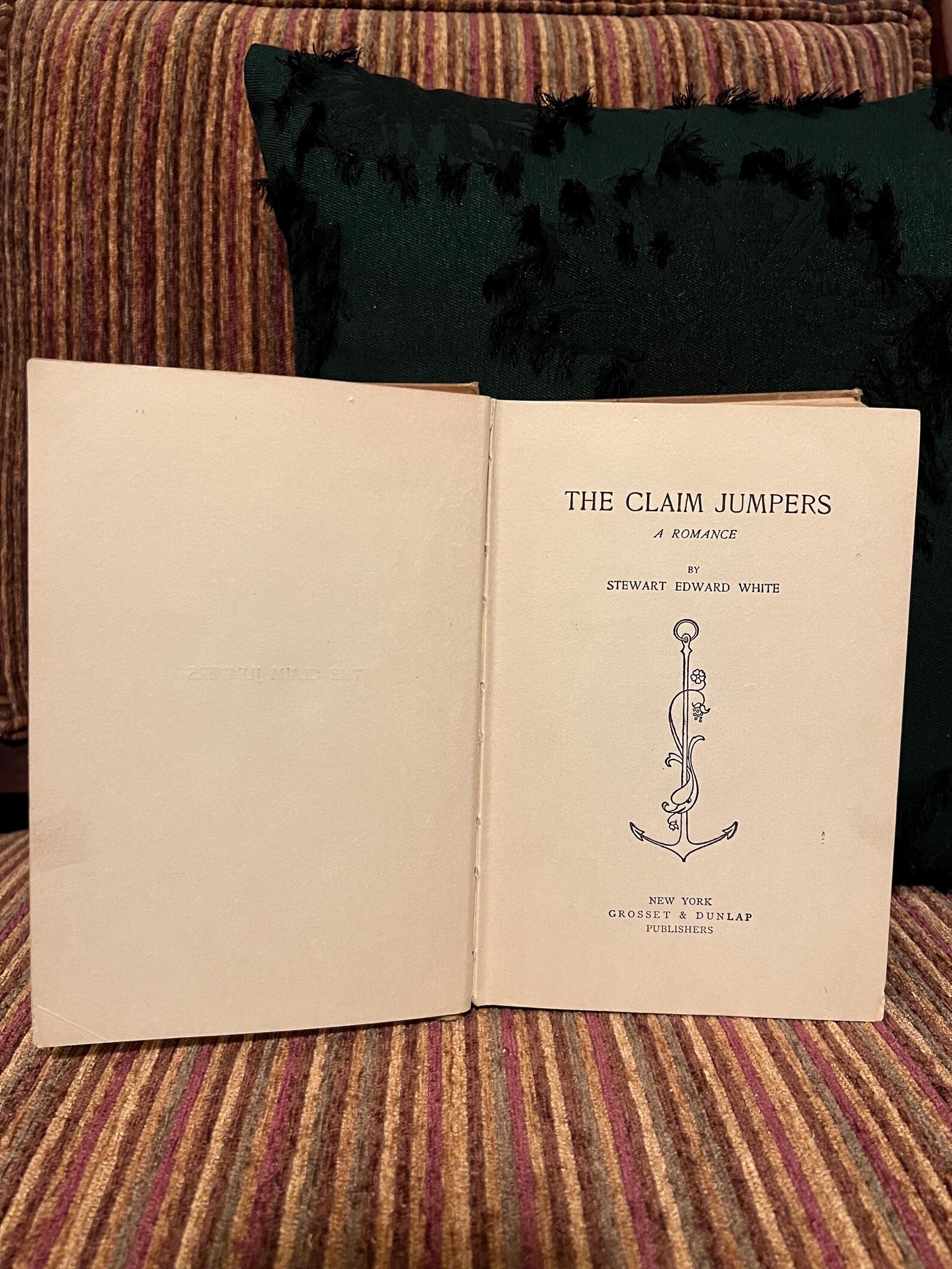 The Claim Jumpers by Stewart Edward White 1901 Edition Book - Etsy
