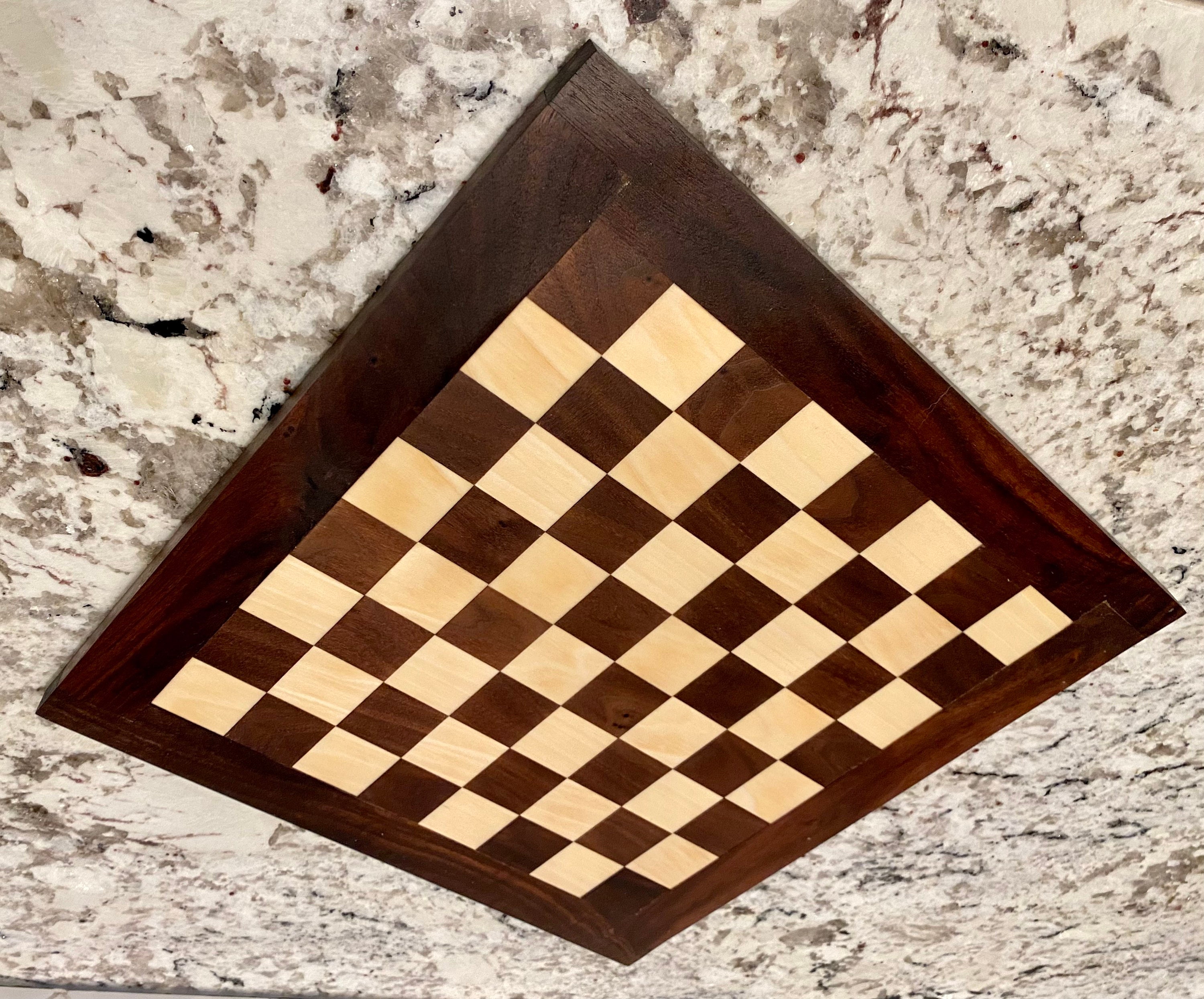 Beautiful Handmade Chessboard/checkers Board. Measurements Are Roughly ...
