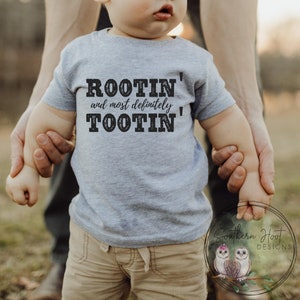 Rootin' and Definitely Tootin' Shirt, Western Onesie®, Funny Shirt ...