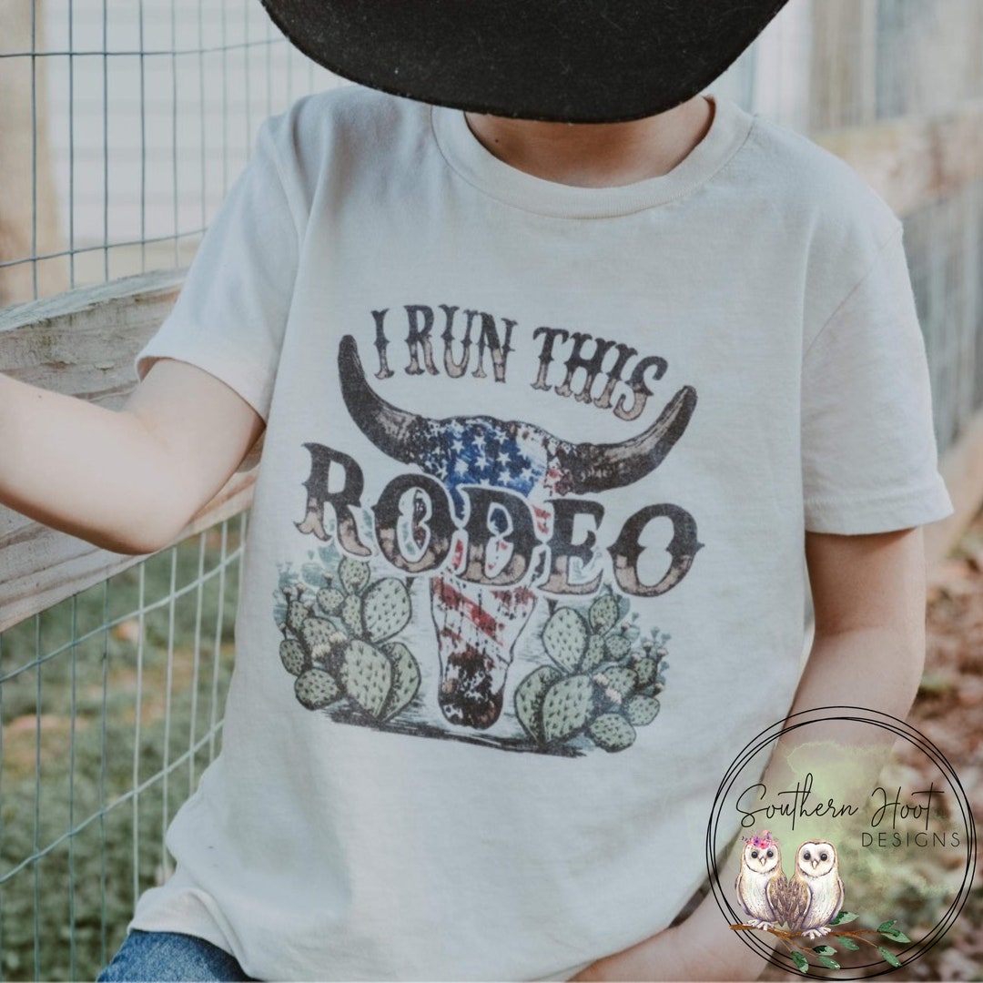 I Run This Rodeo Shirt, Country Boy Onesie®, Rodeo Shirt, Cowboy Shirt ...