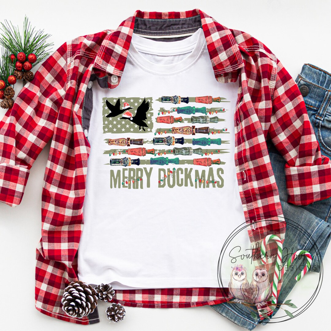 Merry Duckmas Shirt, Duck Hunter Onesie®, Hunting Shirt, Holiday Onesie ...