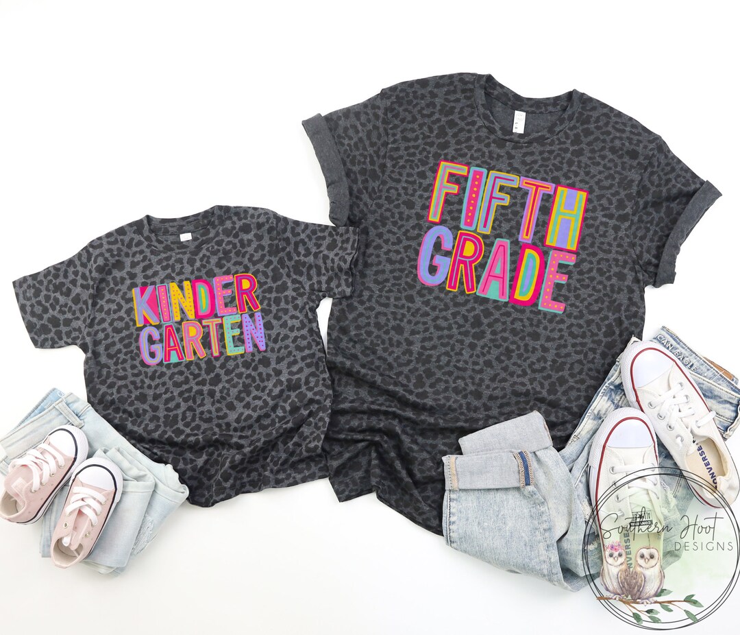 Custom Grade Shirt, Back to School Shirt, First Day of School Shirt ...