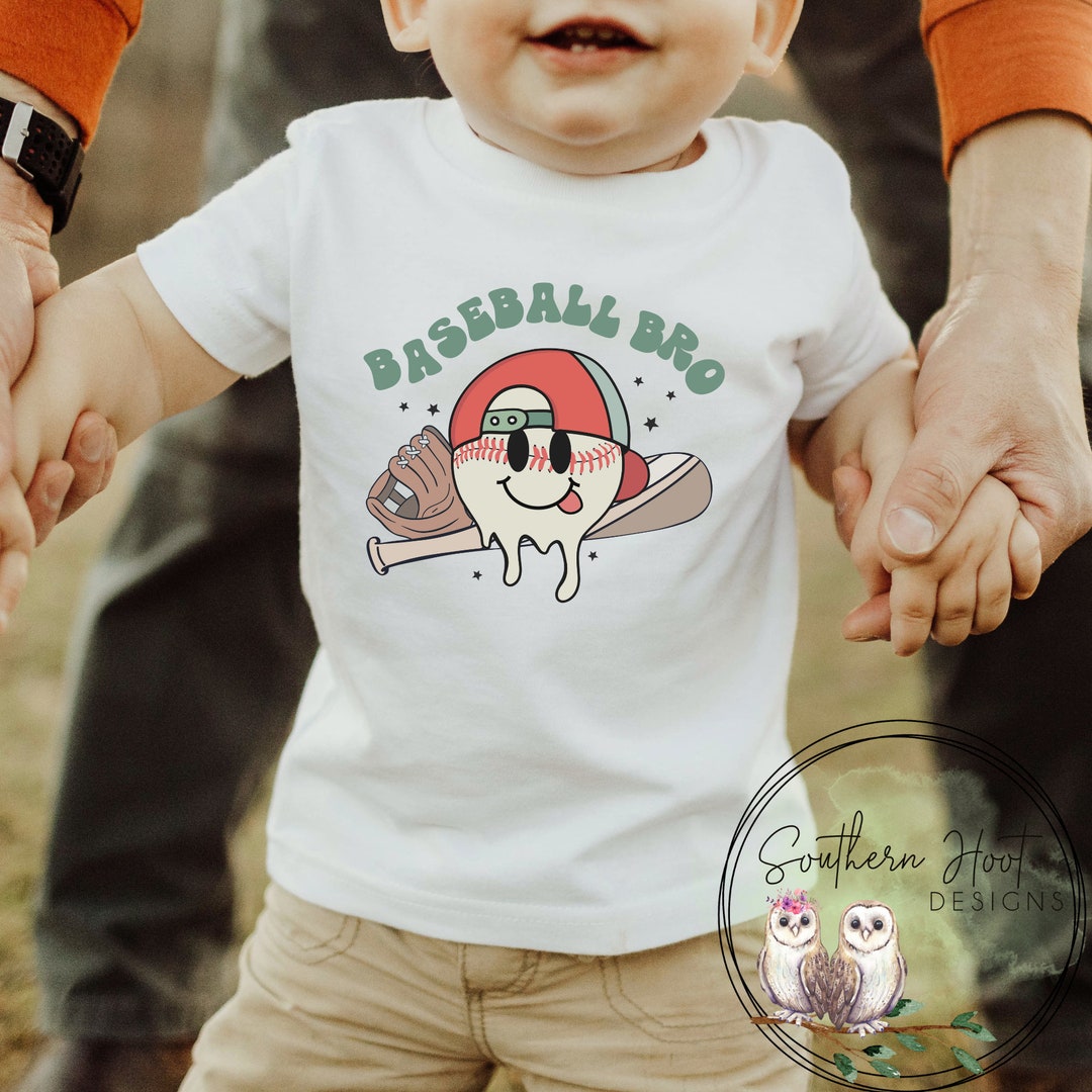 Baseball Bro Shirt, Baseball Sibling Onesie®, Toddler Shirt, Baseball ...