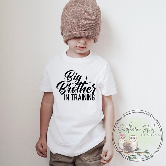 Big Brother in Training Shirt Brother Shirt Sibling Shirt - Etsy