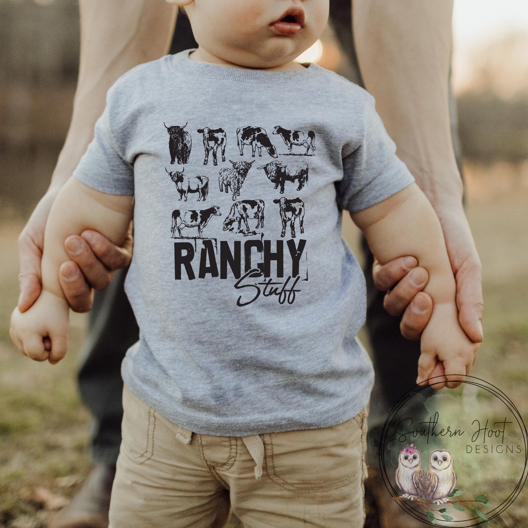 Ranchy Stuff Shirt, Rancher Onesie®, Daddy's Boy Shirt, Baby Gift, Bull ...